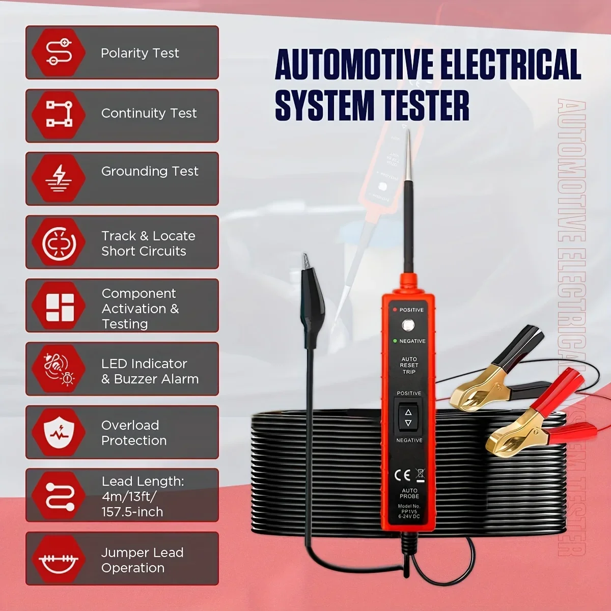 Automotive Circuit Tester Electrical System Tester Multifunctional ...
