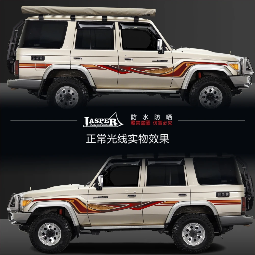 Car-sticker-FOR-Toyota-Land-Cruiser-LC76-LC79-body-decoration ...