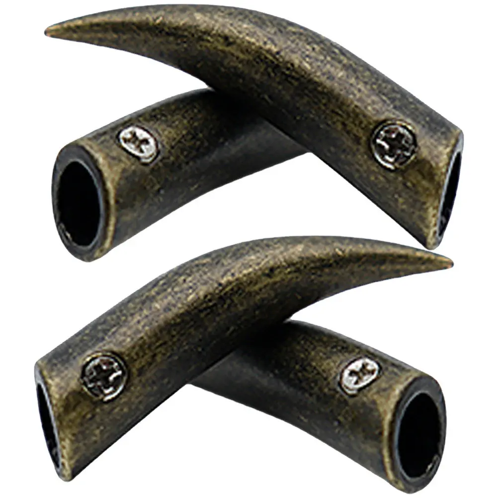4Pcs Robust Metal Shoelace End Caps Ox Horn Style Finish Versatile ...