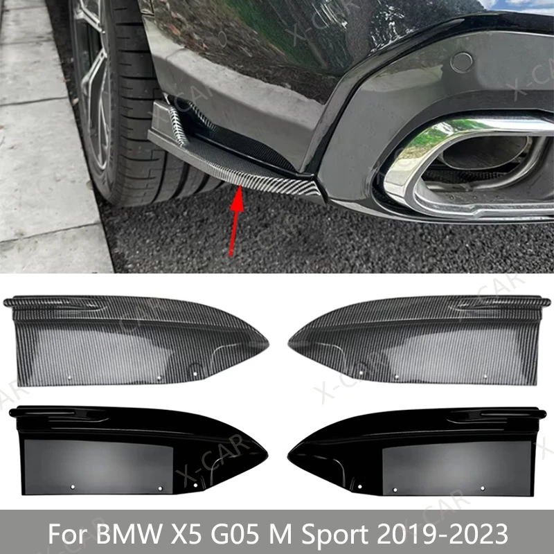 1Pair For BMW X5 G05 M Sport 2019 2020 2021 2022 2023 Rear Bumper Lip ...