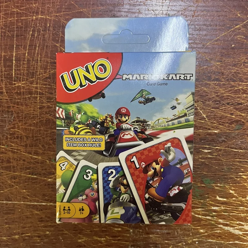 UNO Mario Kart Card Game with 112 Cards & Instructions for Players Ages 7 Years & Older, Gift ...
