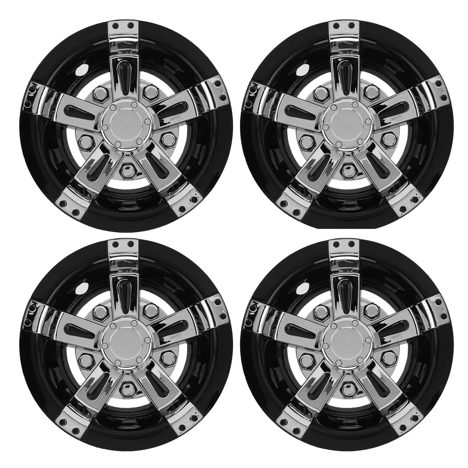 Cart-Hubcap-Durable-Scratch-Resistant-Reduce-Wind-Resistance-8in ...