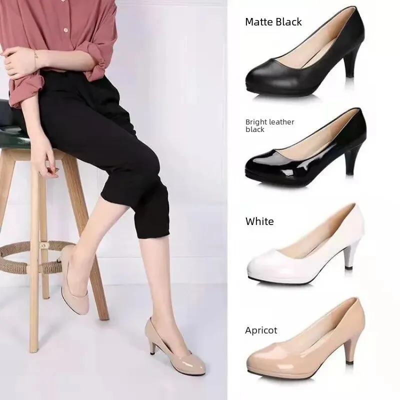 Comfortable-Formal-High-Heels-For-Women-Students-Office-Workers ...
