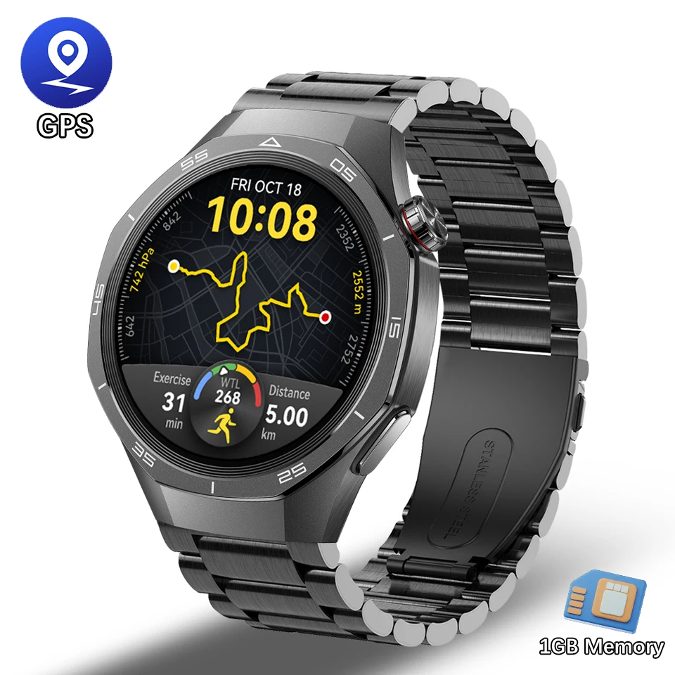 2025-New-NFC-For-Huawei-GT5-PRO-Smart-Watch-Men-1GB-Memory-OLED-466-466 ...