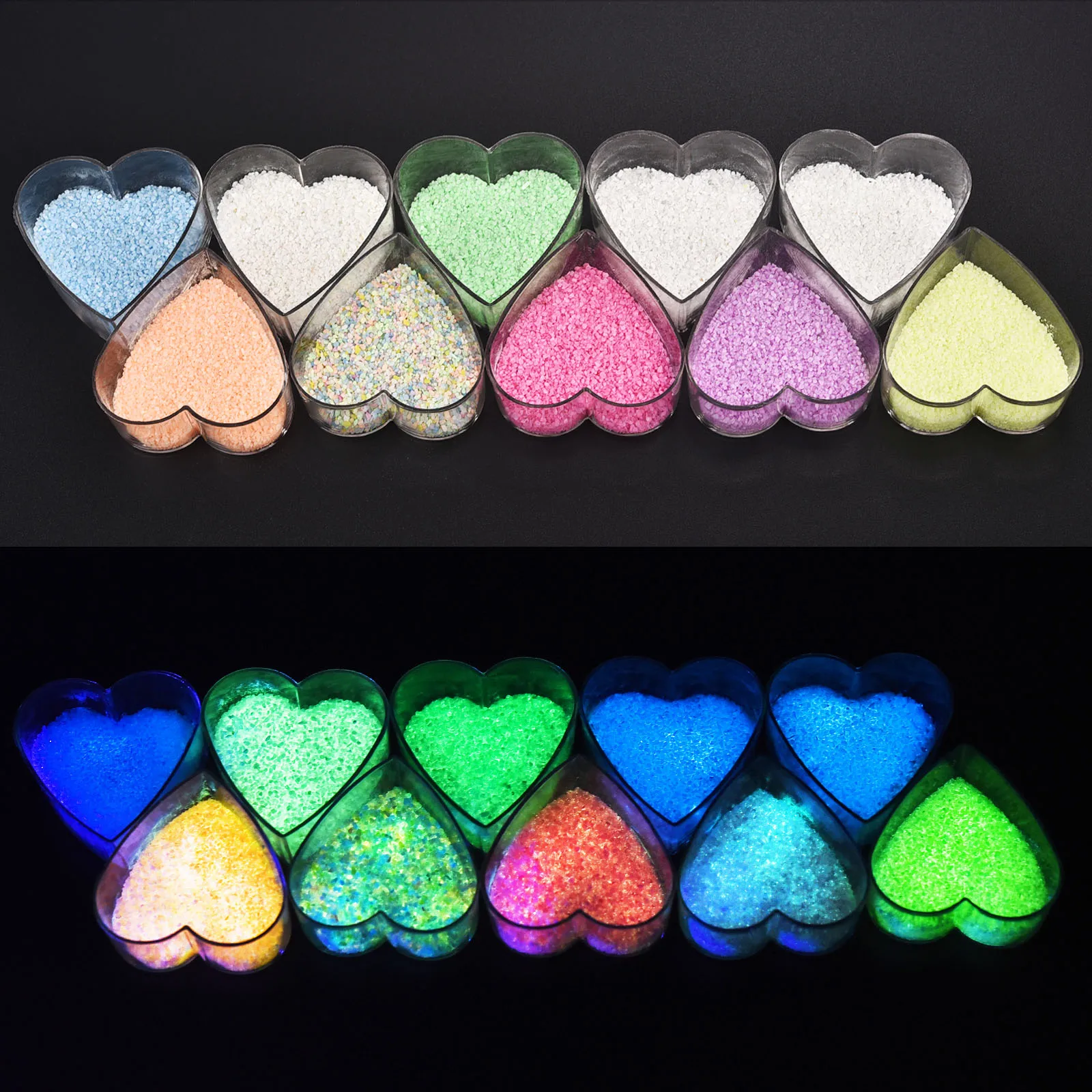 10/20g Luminous Sand Stone Resin Filler Glow In Dark Filling DIY ...
