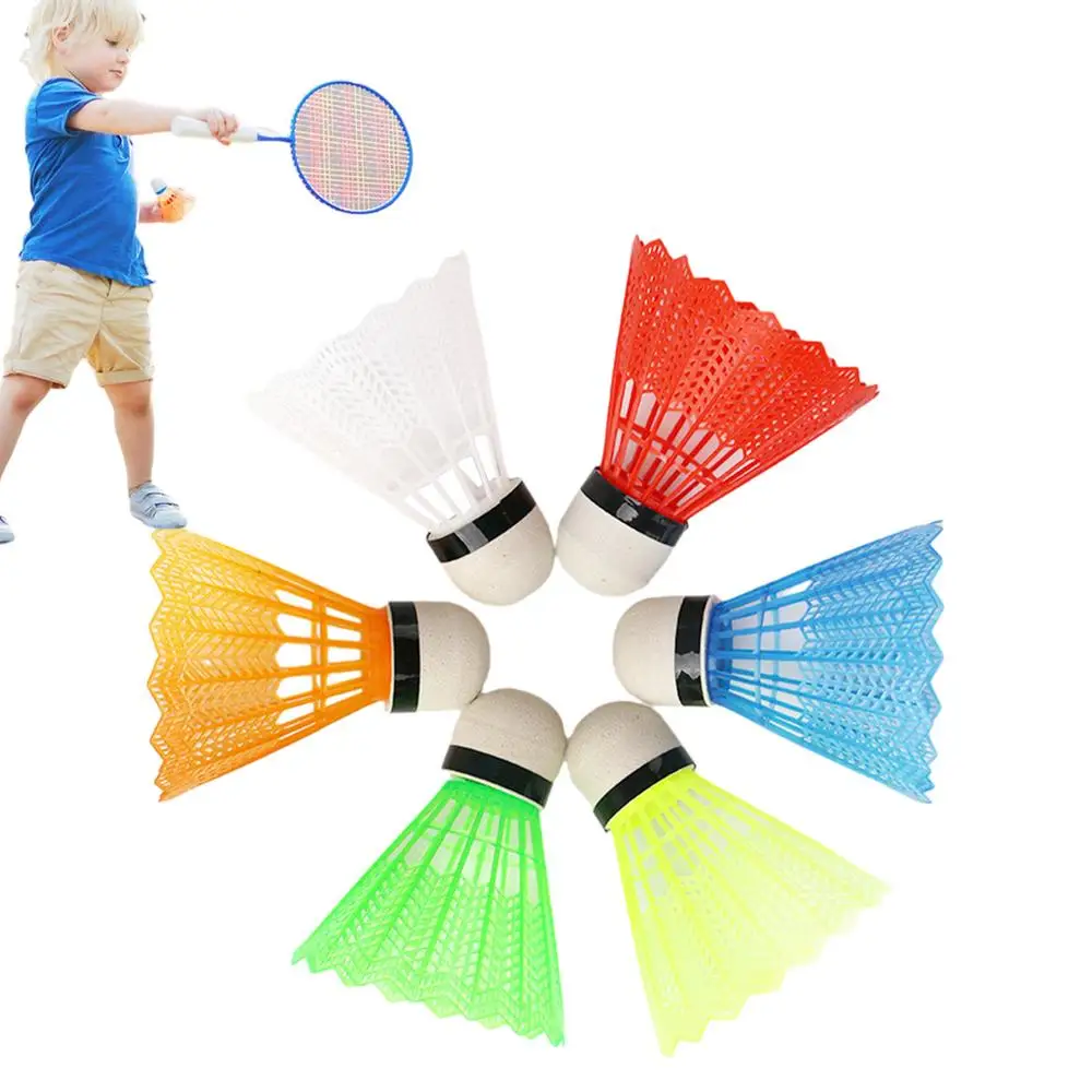 Colorful Badminton Balls Outdoor Training Supplies 6-Pack Colorful ...