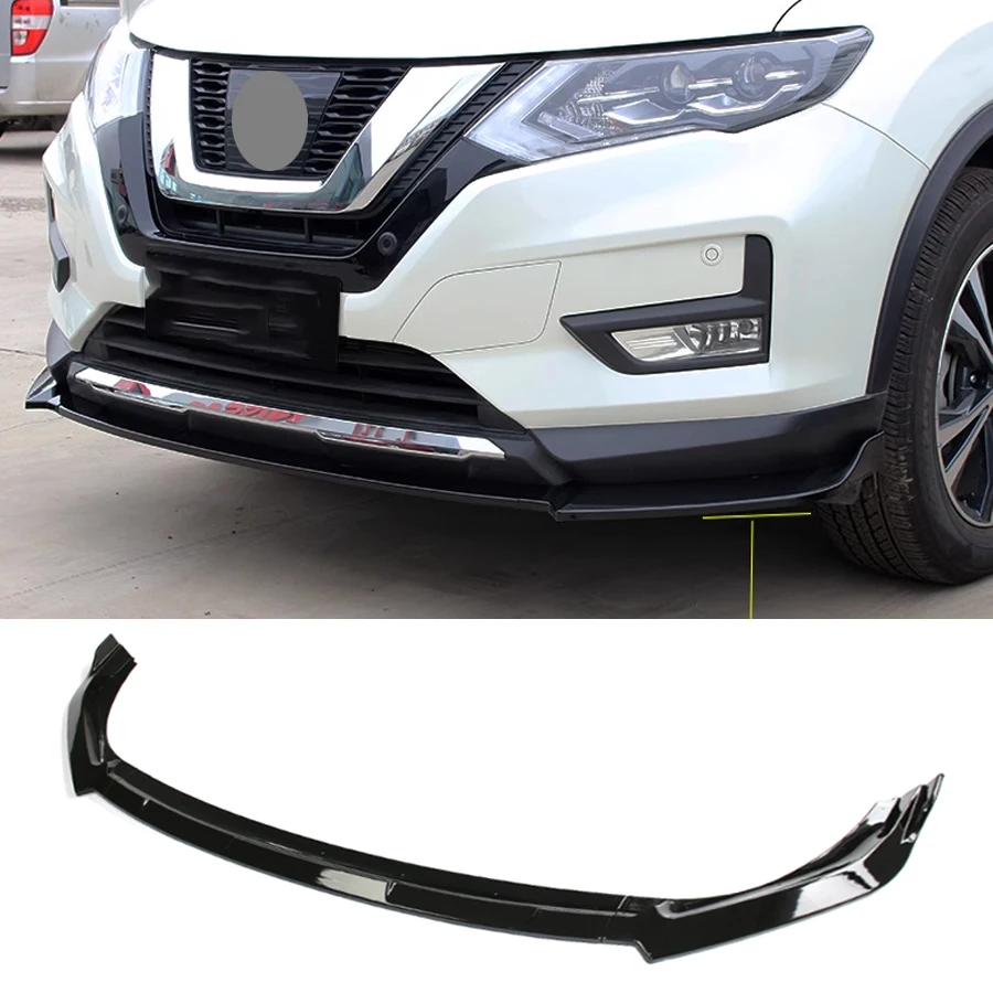 Front Bumper Spoiler Lip Lower Body Kit Diffuser Splitter Tuning Guard ...