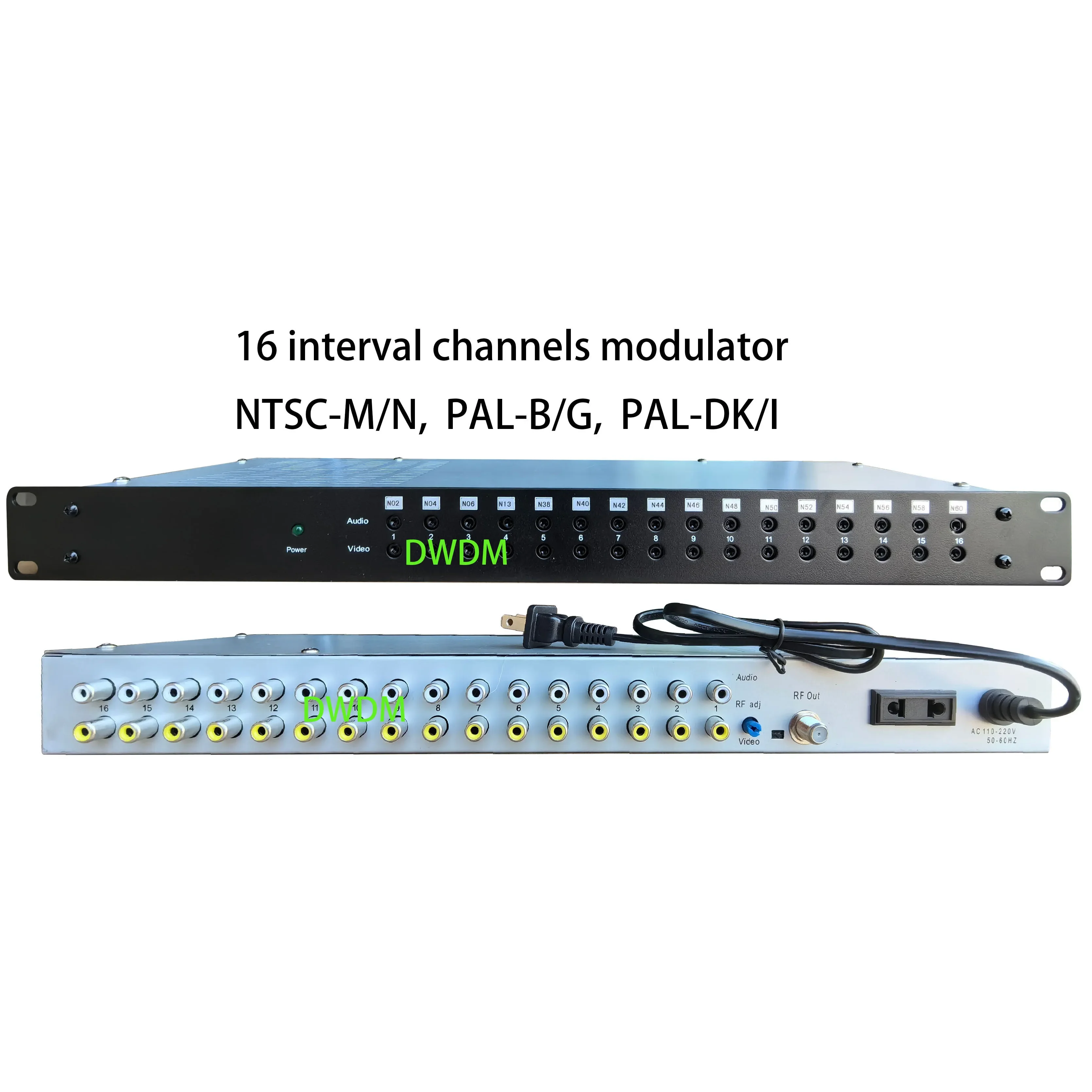 interval-channels-16-in-1-catv-headend-modulator-CATV-modulator-NTSC ...