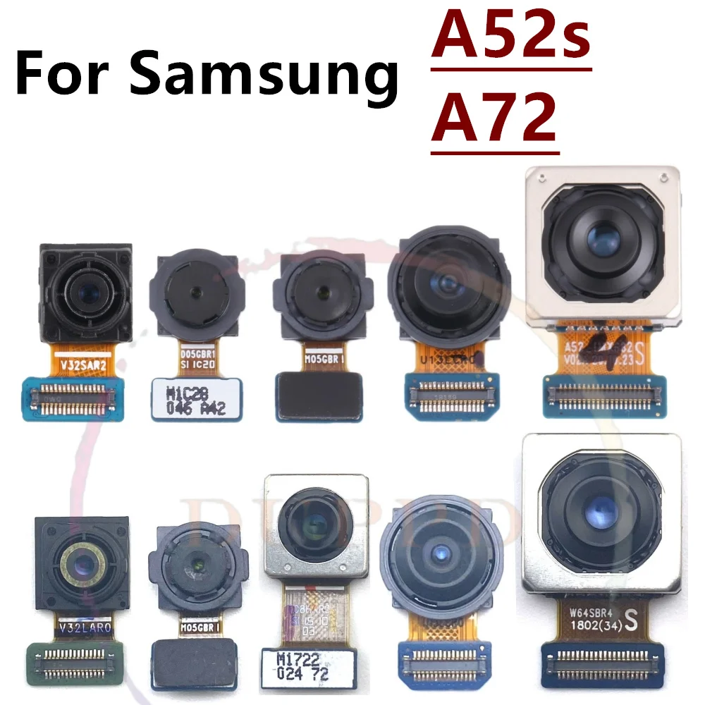 Front Rear Camera For Samsung Galaxy A72 A725F A52S A528B Frontal ...