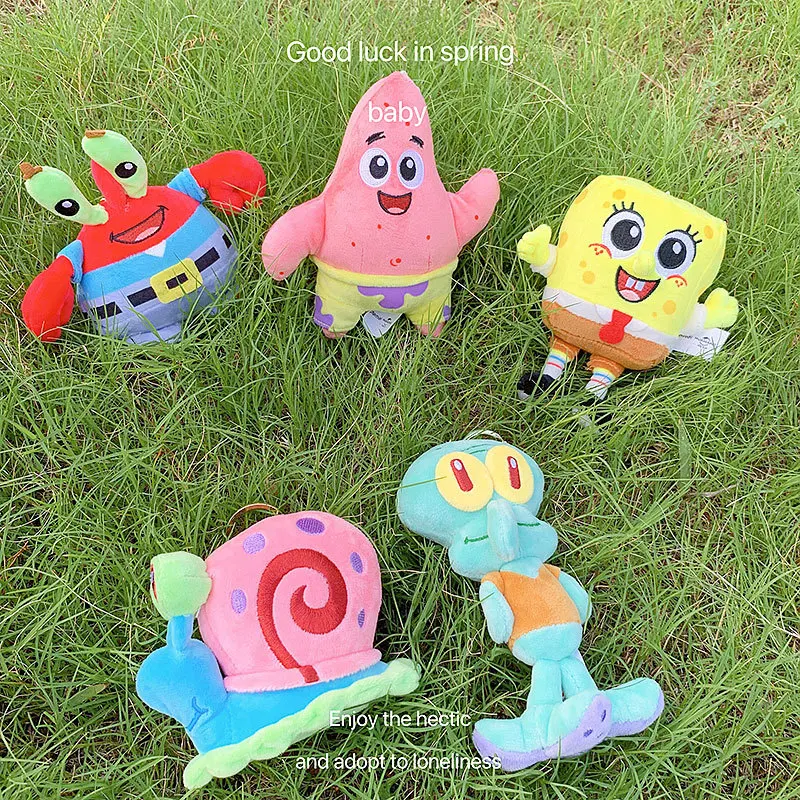 Spongebob Patrick Star Gary The Snail Squidward Eugene Cute Plush Doll ...