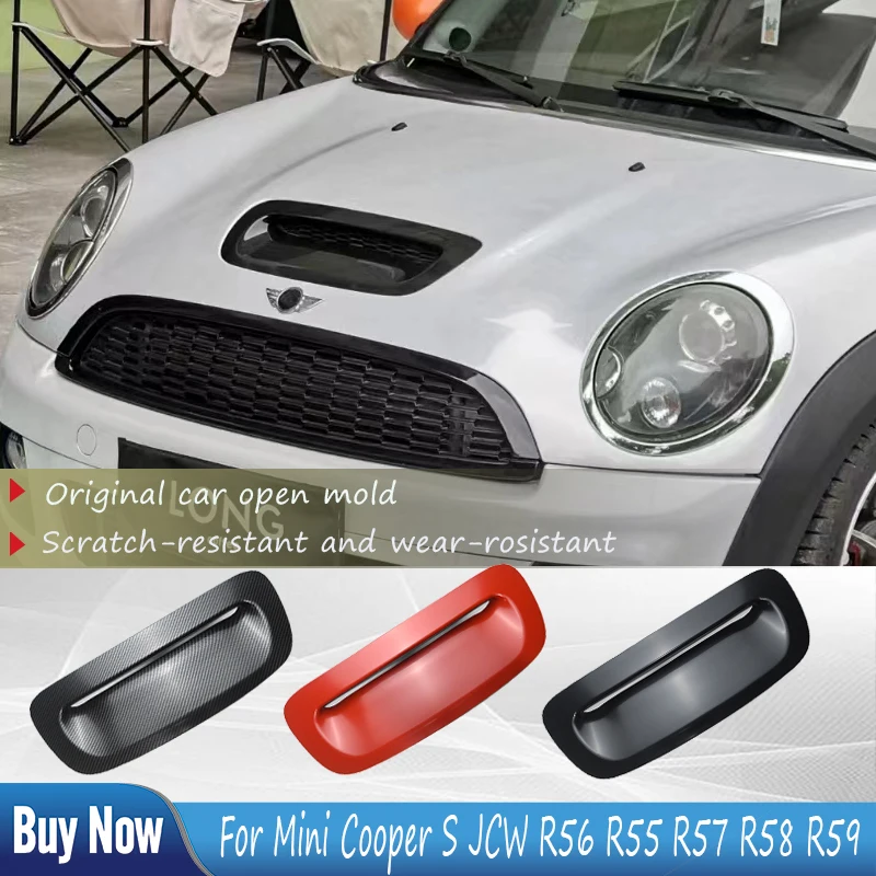 For Mini Cooper S JCW R56 R55 R57 R58 R59 Black Front Engine Hood ...
