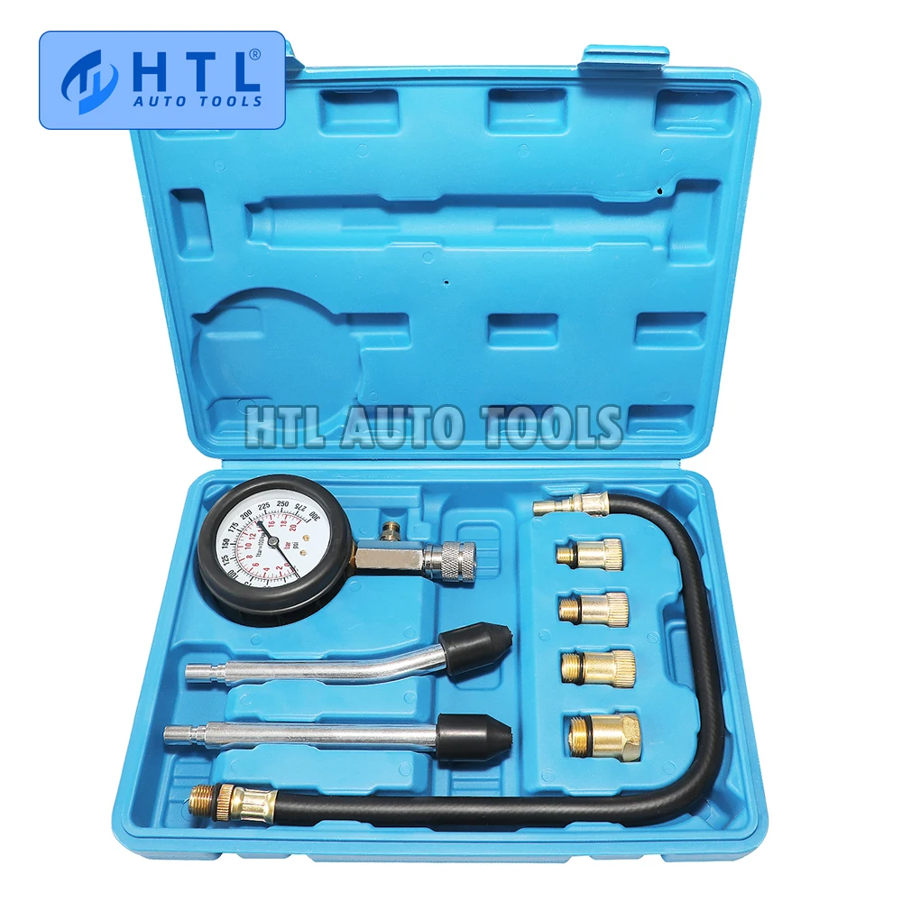 Compression-Tester-Pressure-Gauge-Tester-Kit-Motor-Auto-Petrol-Gas ...