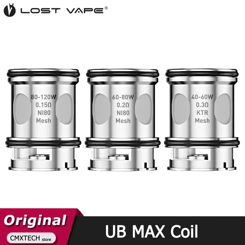 3pcs/box Original Lost Vape Ub Max Coil Ub Max X1 0.15ohm X2 0.2ohm X3 ...