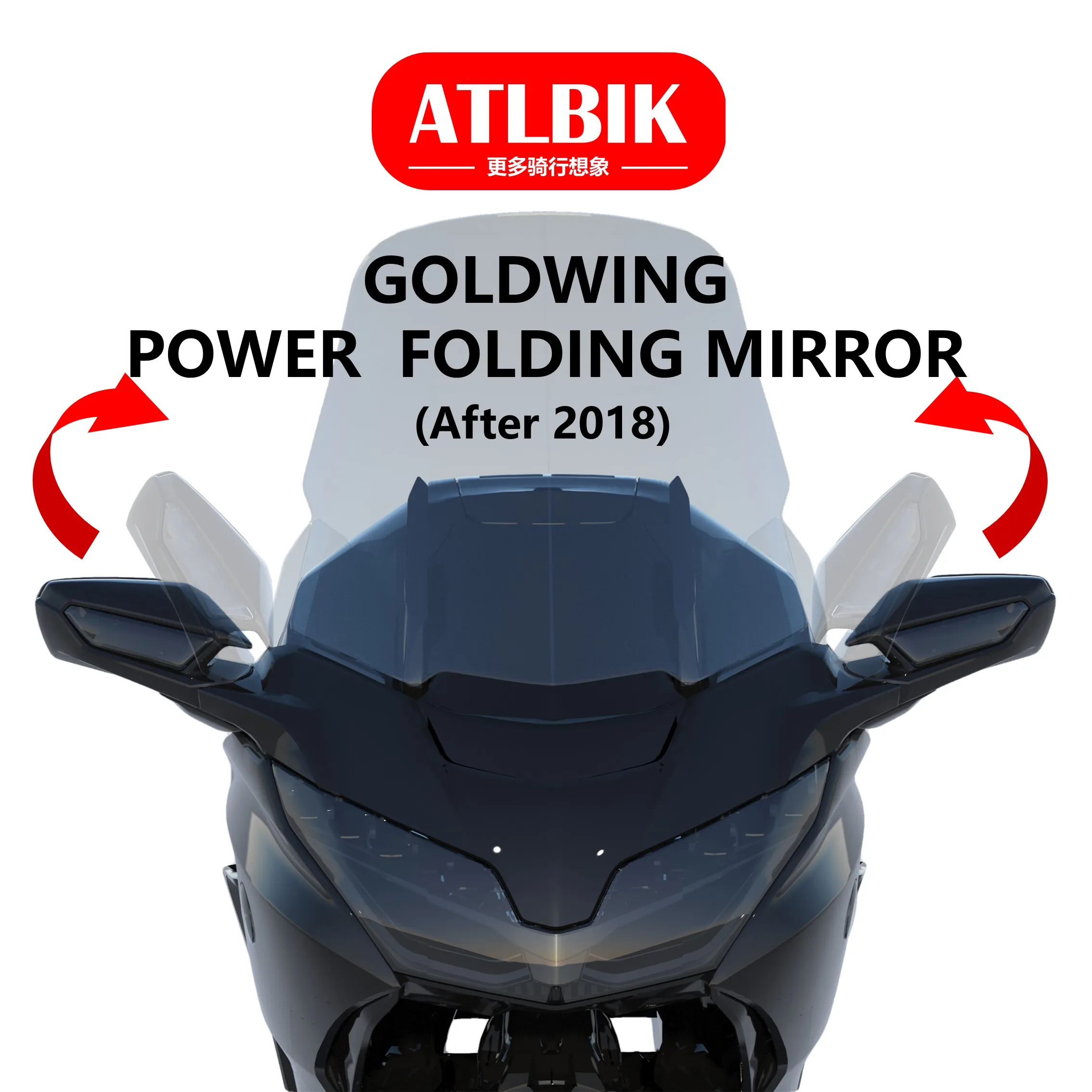 GOLDWING-GL1800-POWER-FOLDING-MIRROR-ELECTRIC-2018-2019-2020-2021-2022 ...