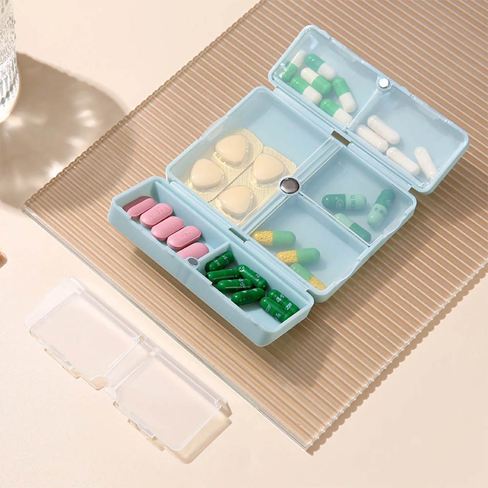 Portable-Foldable-Pill-Box-Weekly-7-Days-Travel-Medicine-Holder-Pill ...