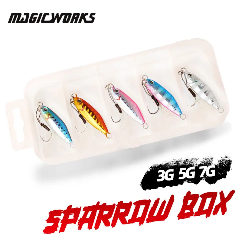 Magic-Works-New-Lure-2024-Lures-For-Fishing-Metal-Jig-Pack-3G-5G-7G ...