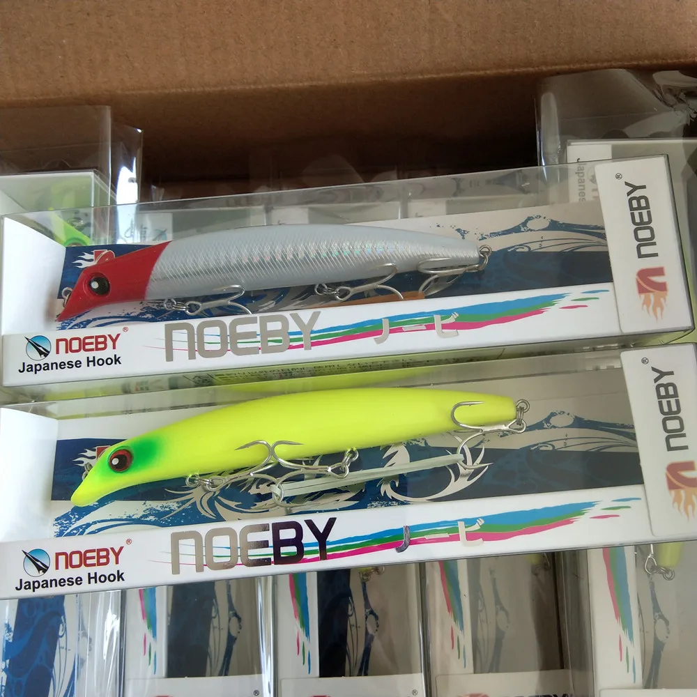 Noeby-2pcs-12cm-16g-Sasuke-Lipless-Minnow-Fishing-Lures-Floating-Wobblers-Artificial-Hard-Baits ...