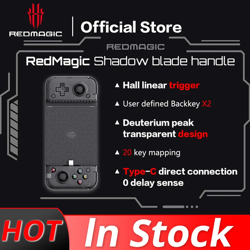 Redmagic-shadow-blade-gamepad-for-GamingPhone-Textured-soft-rubber ...