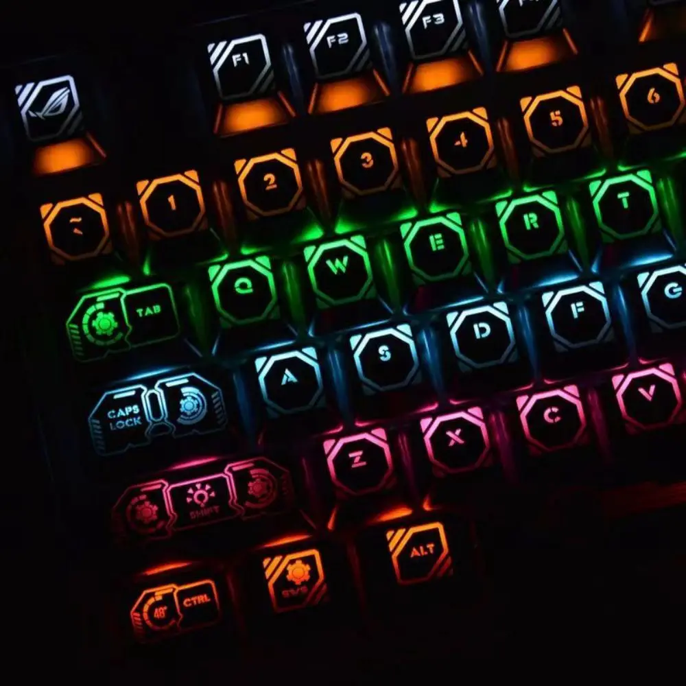 Corsair-Razer-Keycaps-est-ndar-perfil-OEM-para-teclado-mec-nico-DYE-SUB ...