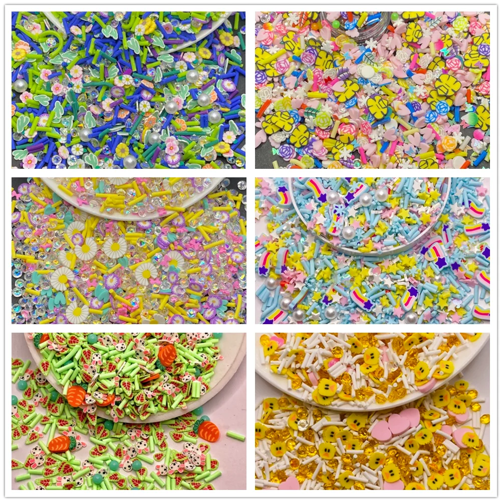 Clay Sprinkles Crafts | Polymer Accessories | Plastic Accessories ...