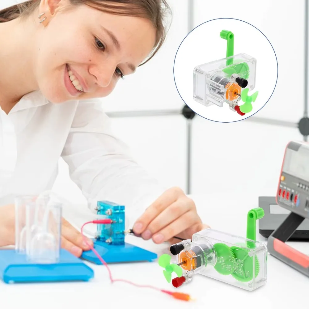 【Must-have】 Model Science Kit Hand Generator Plastics Experimental ...