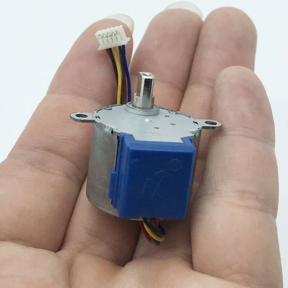 Mini-24mm-Stepper-Motor-24BYJ-DC-5V-4-phase-5-wire-Stepper-Motor-Long ...