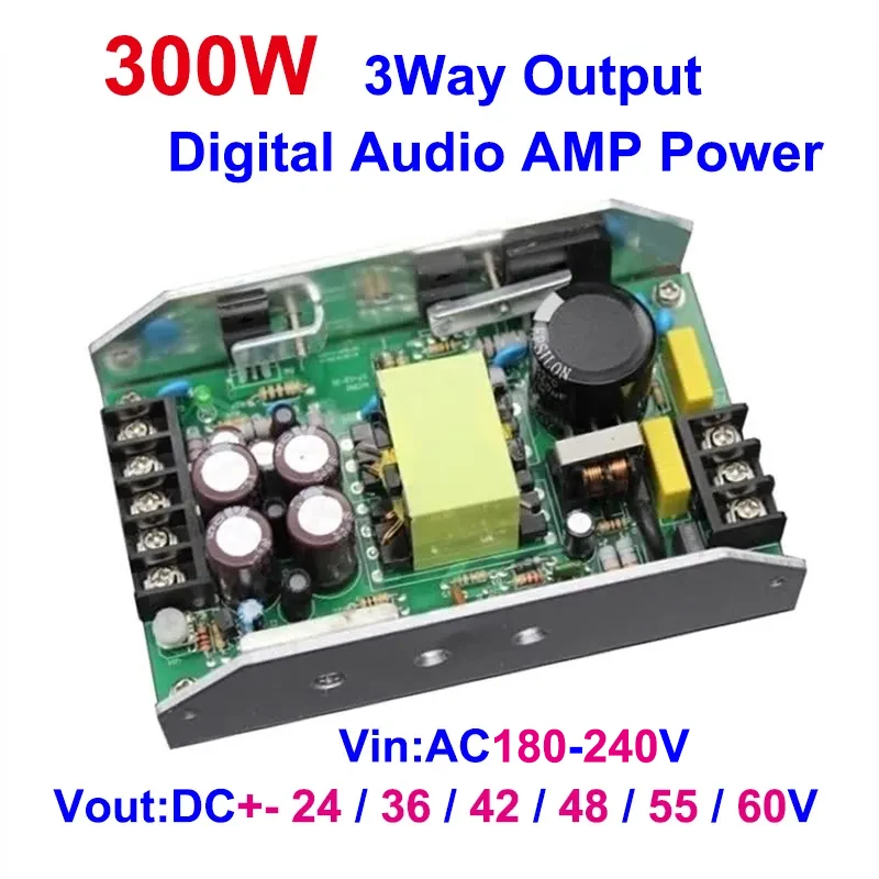 300W 3Way Switching Mode Power Supply Dual DC 24/36/48V 12V1A For ...