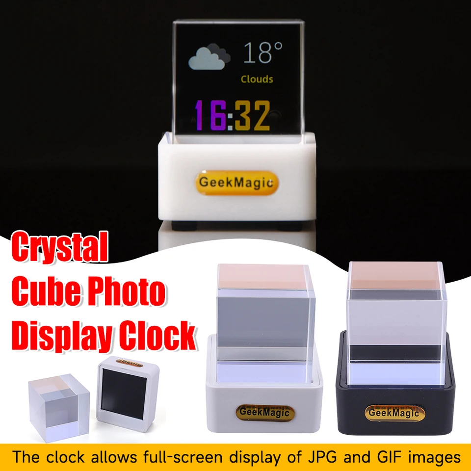 Geek Magic Cube Stitch Vastarry Holographic Crystal 3D Crystal Photo ...
