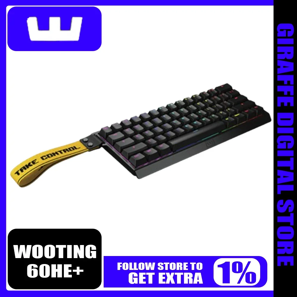 Wooting-60he-Magnetic-Switch-Keyboard-Wired-Rgb-Backlight-American-Version-Esports-Mechanical ...