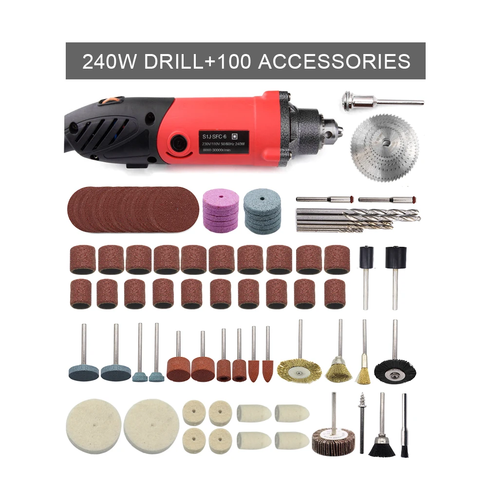 Mini Drill Dremel Rotary Tool Variable Speed | Dremel Electric Grinder ...