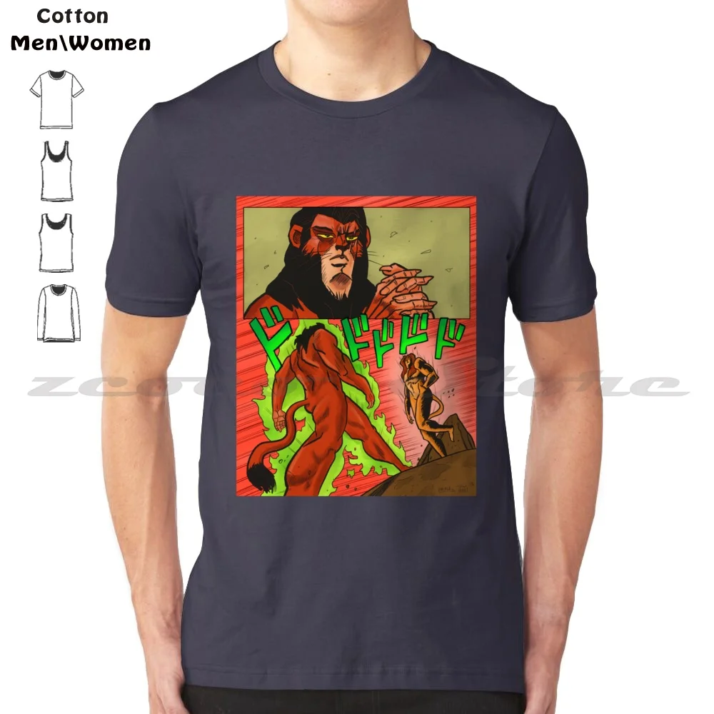 Simba-Approaching-Scar-Long-Sleeve-T-Shirt-100-Cotton-Comfortable-High ...