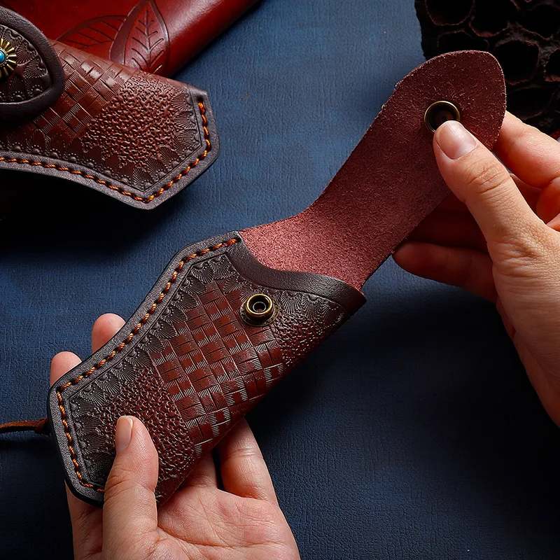 Fold Knife Leather Sheath – TradeHut