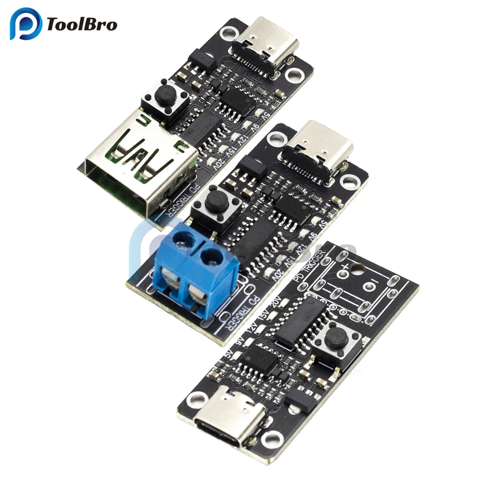 100W-5A-Fast-Quick-Charging-Board-Type-C-USB-C-QC-PD-Decoy-Trigger ...