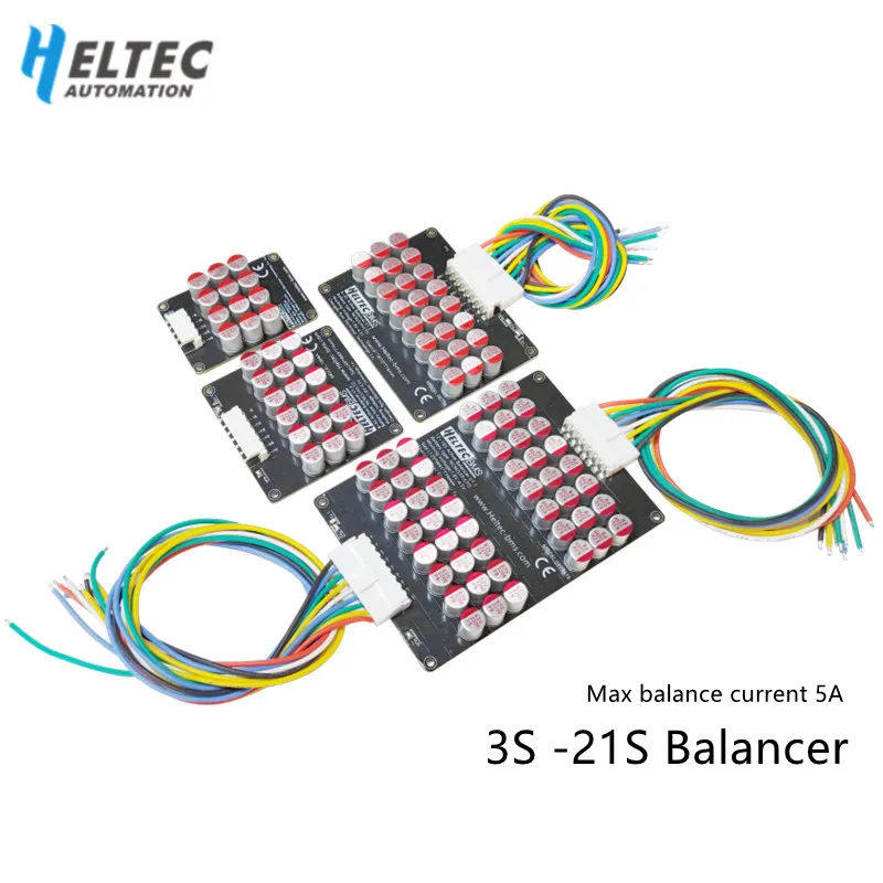 Heltec Wholesale Active Equalizer Balancer 5A 3S-21S 4S 6S 7S 8S 14S 16S 17S 20S 21S Lifepo4 ...