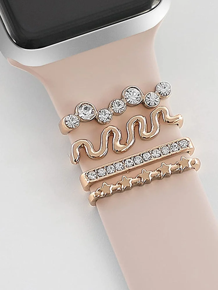 Decoration-For-Apple-watch-band-8-7-se-ultra-Accessories-Diamond-Jewelry-Charms-Accessories ...
