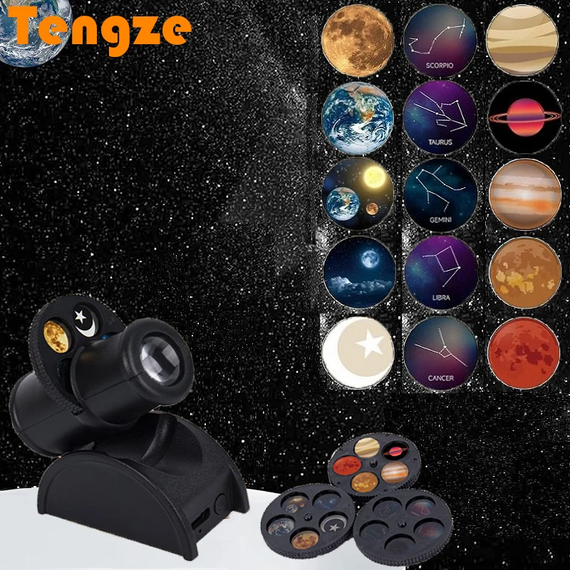 Projetor-Galaxy-Night-Light-C-u-Estrelado-L-mpada-Planet-rio-para ...