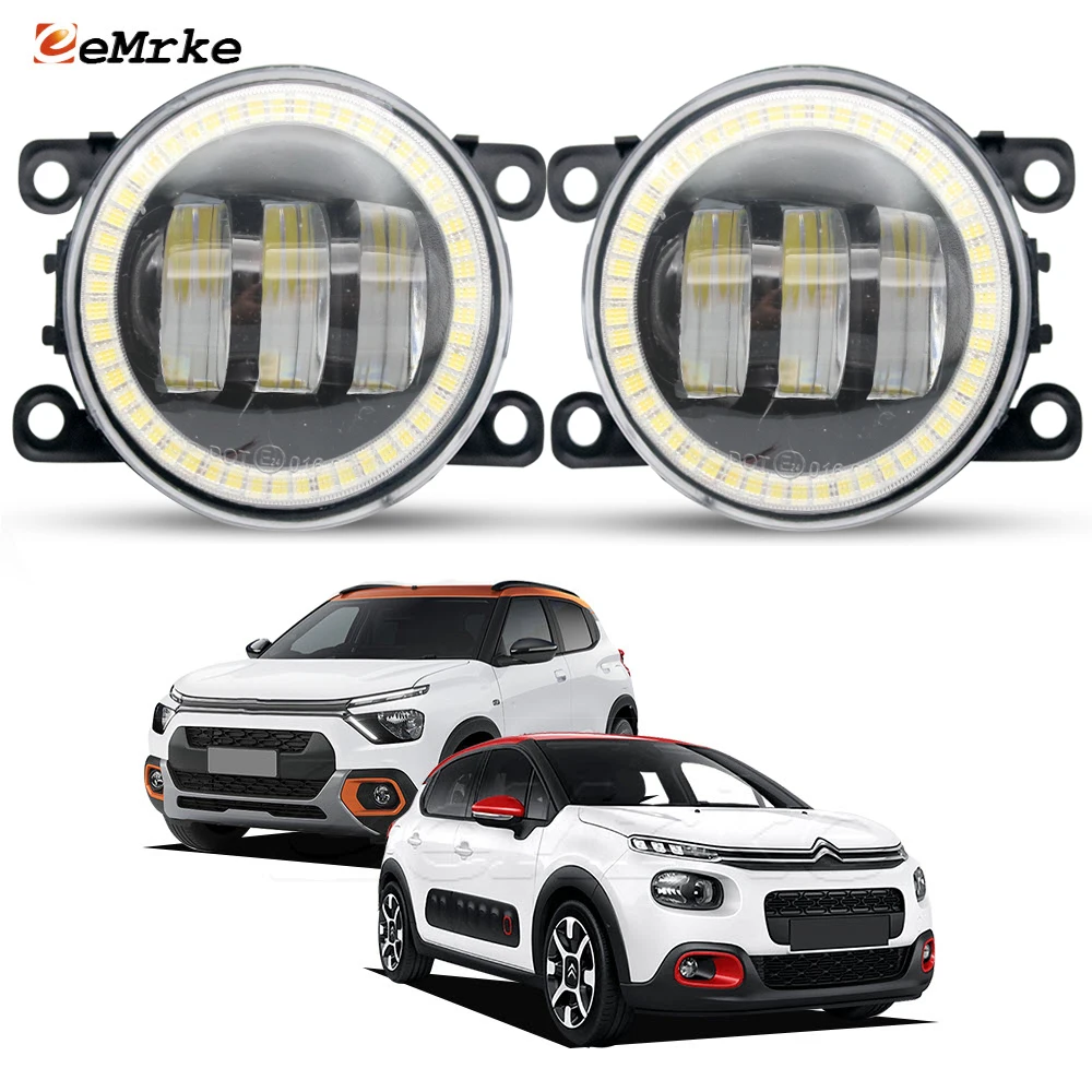 Modification Led Fog Lights Assembly for Citroen C3 III SX/SY,CC21 MK3 ...