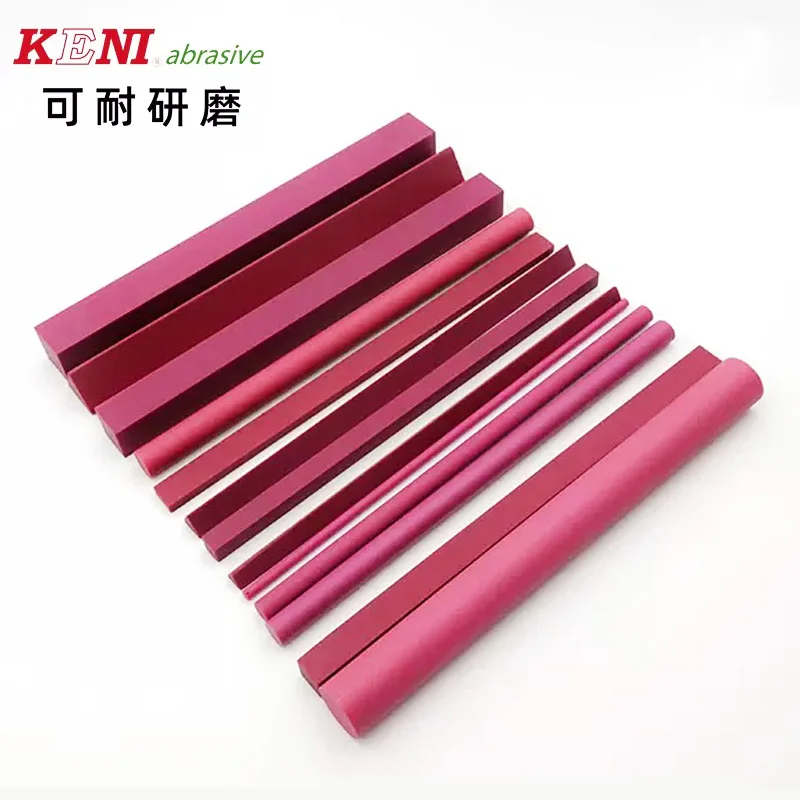 KENI-Cylindrical-Ruby-Oilstone-Strip-Grit-3000-Square-Sharpening-Stone ...
