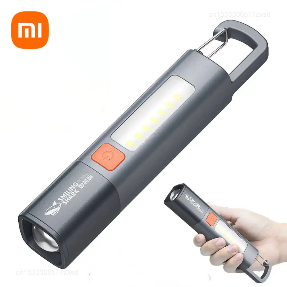 Xiaomi-Mini-LED-Torch-Light-XPE-COB-Side-Light-Protable-Flashlight-with ...