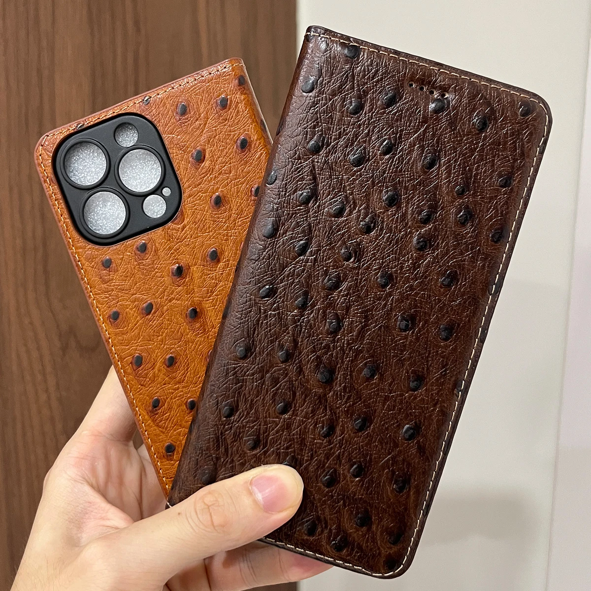 Magnetic-Genuine-Leather-Skin-Flip-Wallet-Book-i-Phone-Case-On-For ...