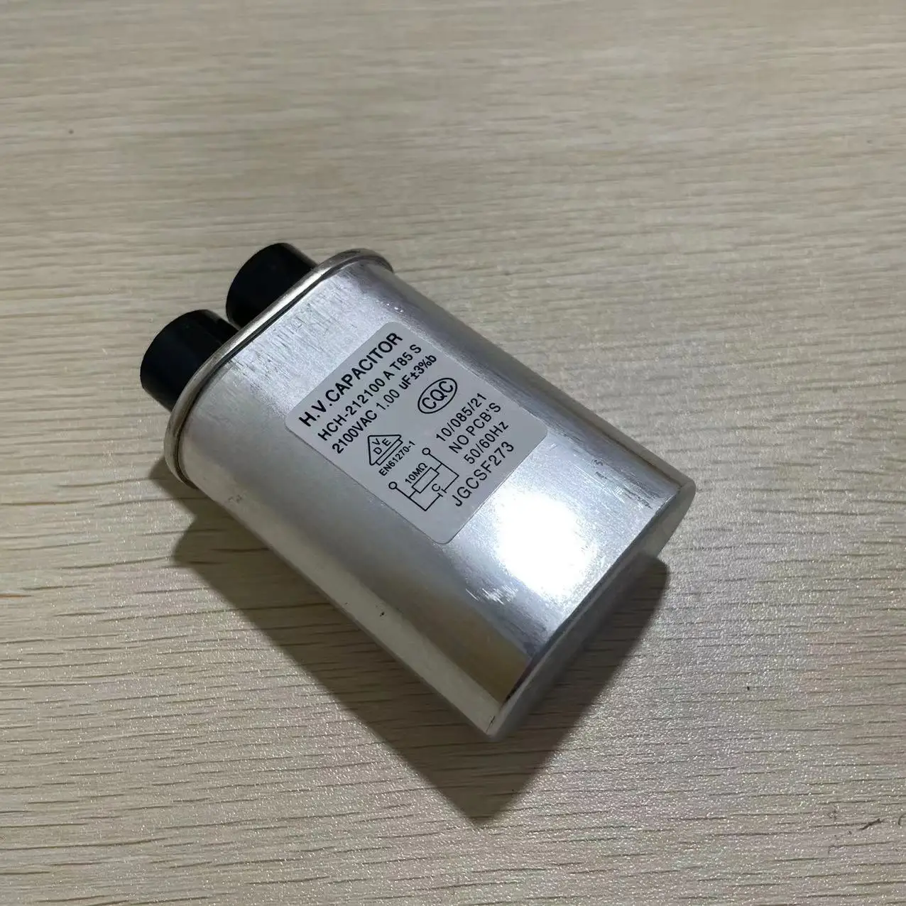 1-Piece-Microwave-High-voltage-Capacitor-1-0UF-2100V-plug-in-4-8MM-1UF ...