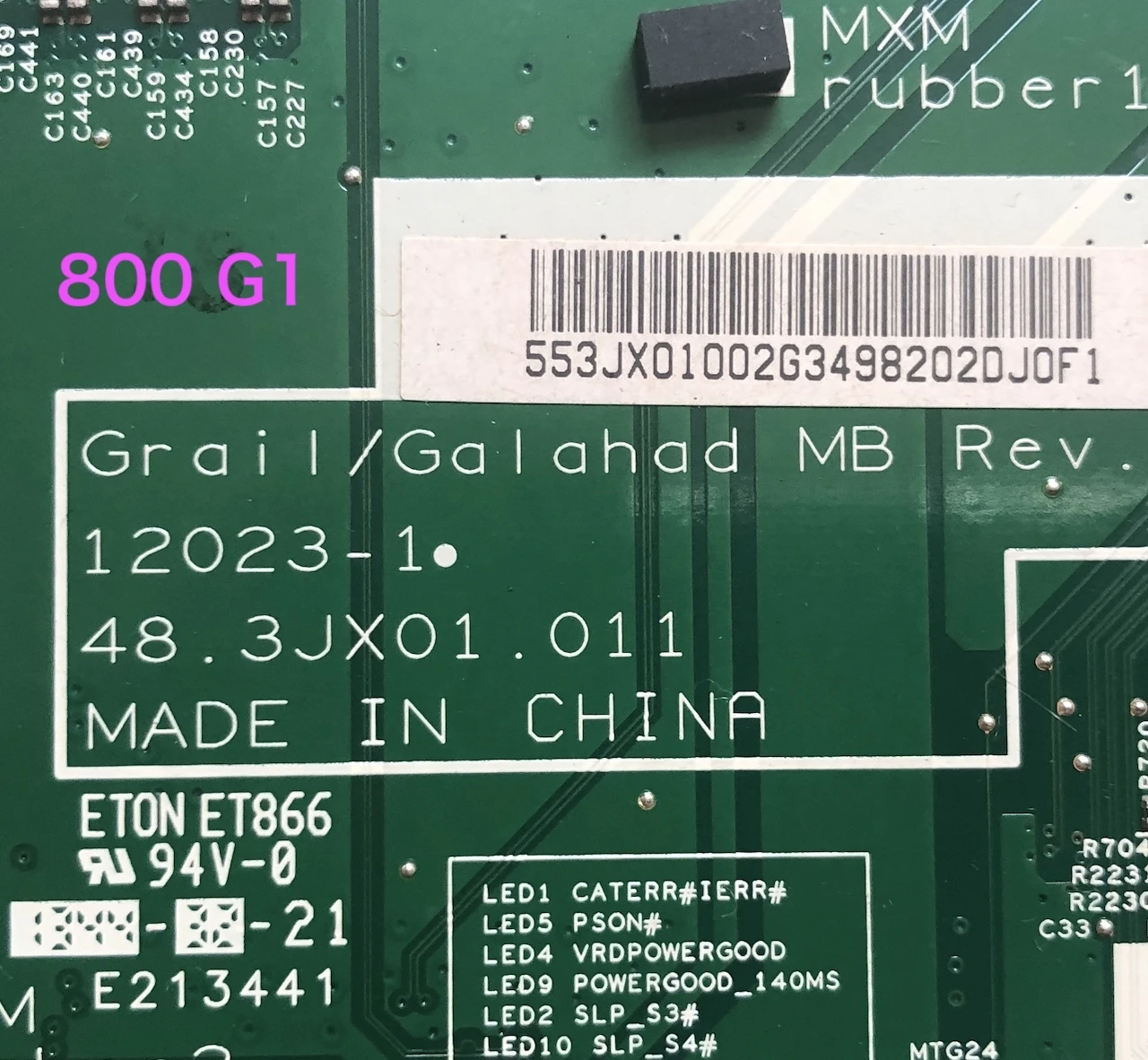 HP 800 G1 AIO Motherboard 697289-001 697289-002 739680-001 12023-1 48 ...