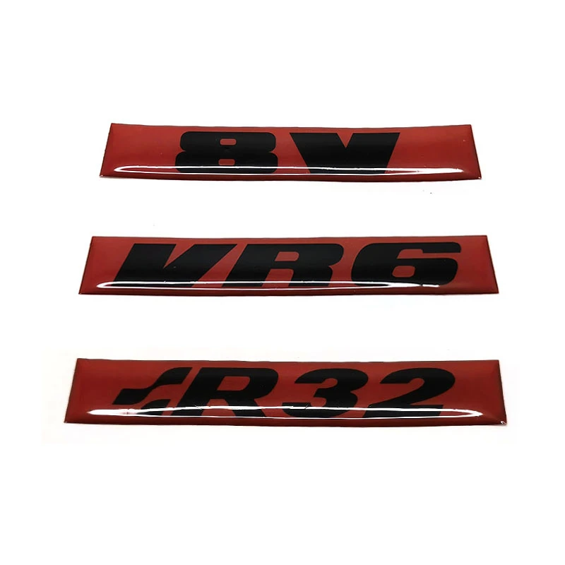 Golf Ii Emblems Nameplate Pvc 8v Vr6 R32 Decor Car Sticker Door Two ...