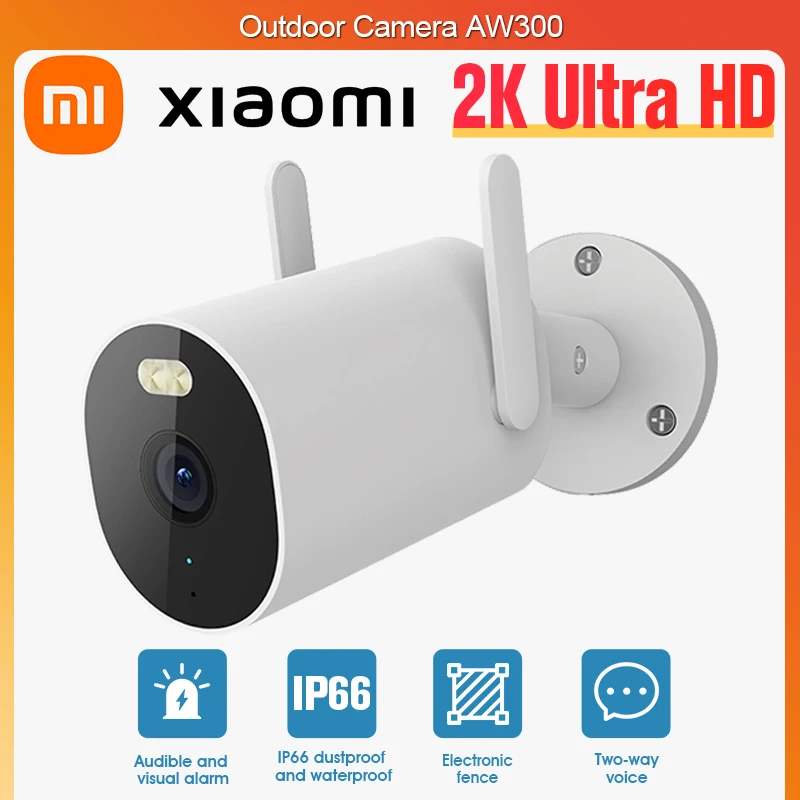 Xiaomi-C-mera-Externa-Mijia-AW300-2K-256GB-IP66-Full-Color-Vis-o ...