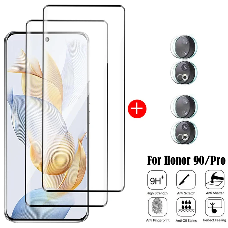 For-Honor-90-Glass-Honor-90-Pro-Tempered-Glass-9H-Full-Curved ...
