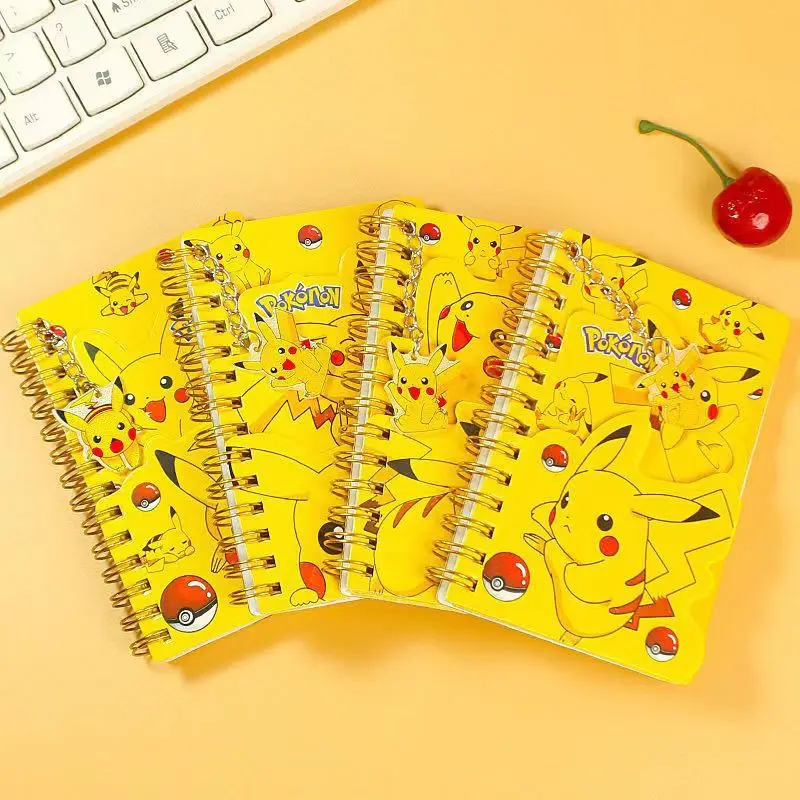 Pokemon-Pikachu-Notebook-Kawaii-Cartoon-Anime-Journal-Notebook-Portable ...