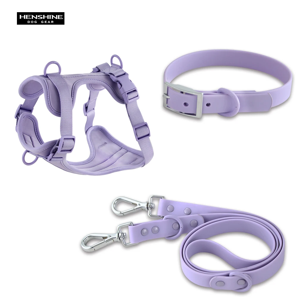 Double-Dog-Leash-PVC-Comfortable-Dog-Harness-Adjustable-Chest-Strap ...