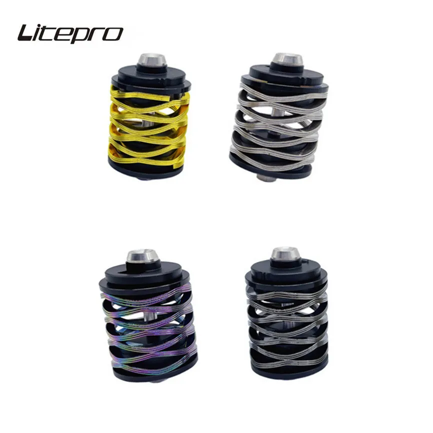 JKLitepro-Folding-Bicycle-Steel-Titanium-Axle-Spring-Rear-Suspension ...