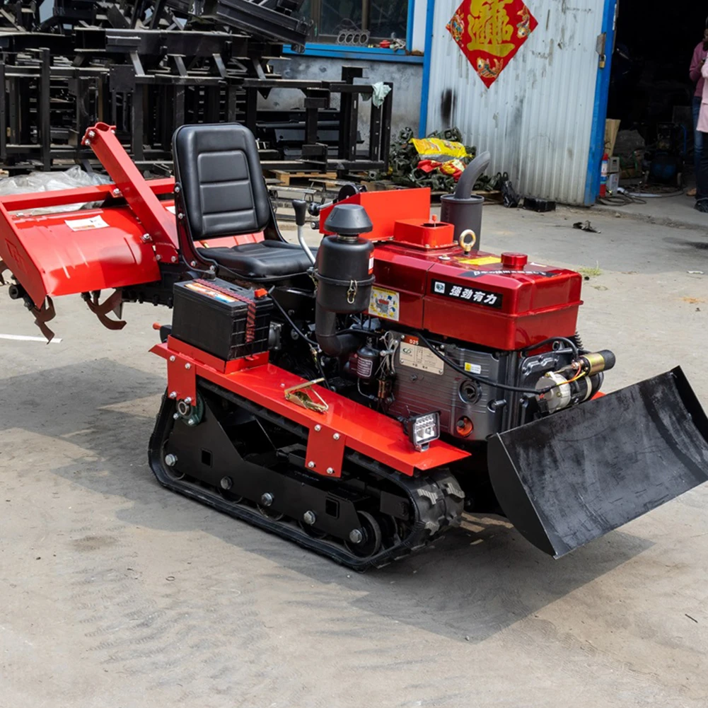 Agricultural-Machinery-25hp-Mini-Crawler-Rotary-Tiller-Small-Farm ...