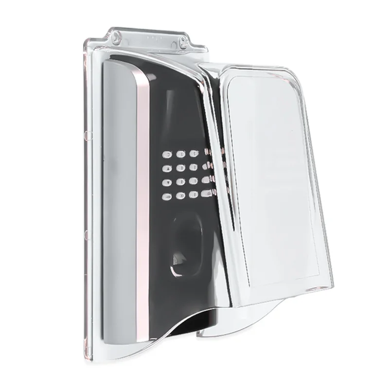 Transparent-Plastic-Fingerprint-Attendance-Machine-Rainproof-Access ...